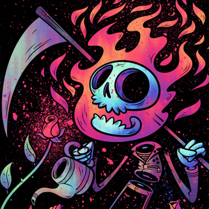 Get Born (Death Tarot) 13x19 Print – Sean Keeton Art