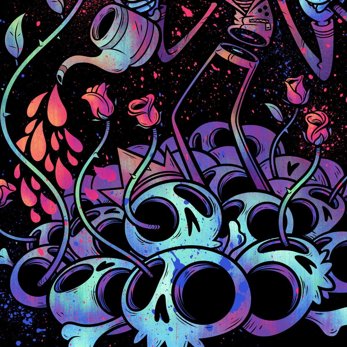 Get Born (Death Tarot) 13x19 Print – Sean Keeton Art