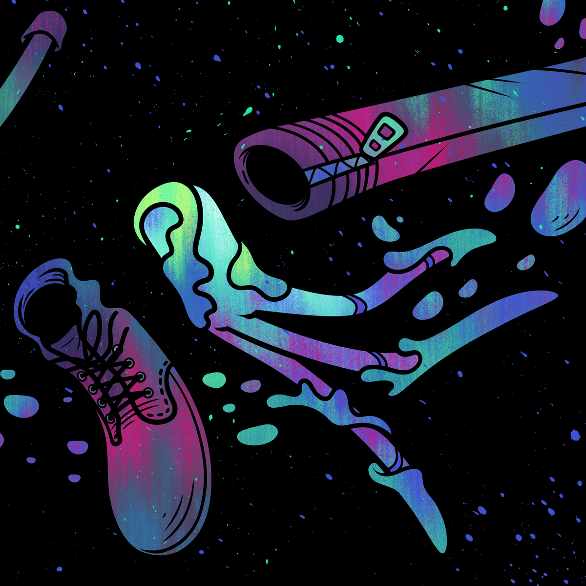 Disintegration of the Fear Response 12x12 Print – Sean Keeton Art