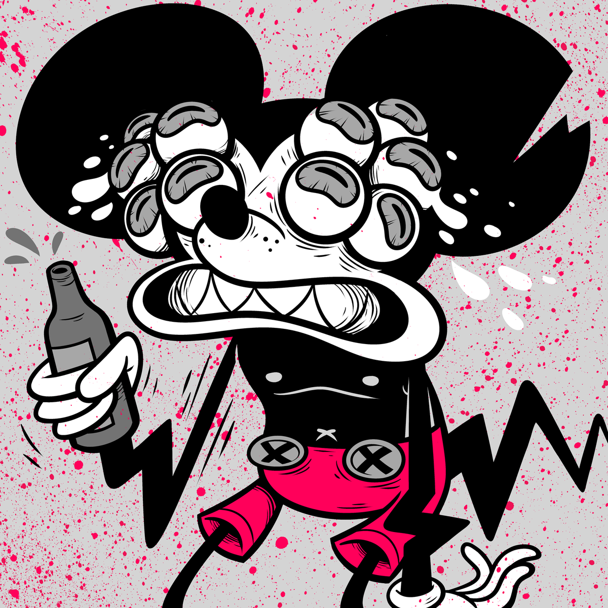 Sicky Mouse 12x12 Print – Sean Keeton Art