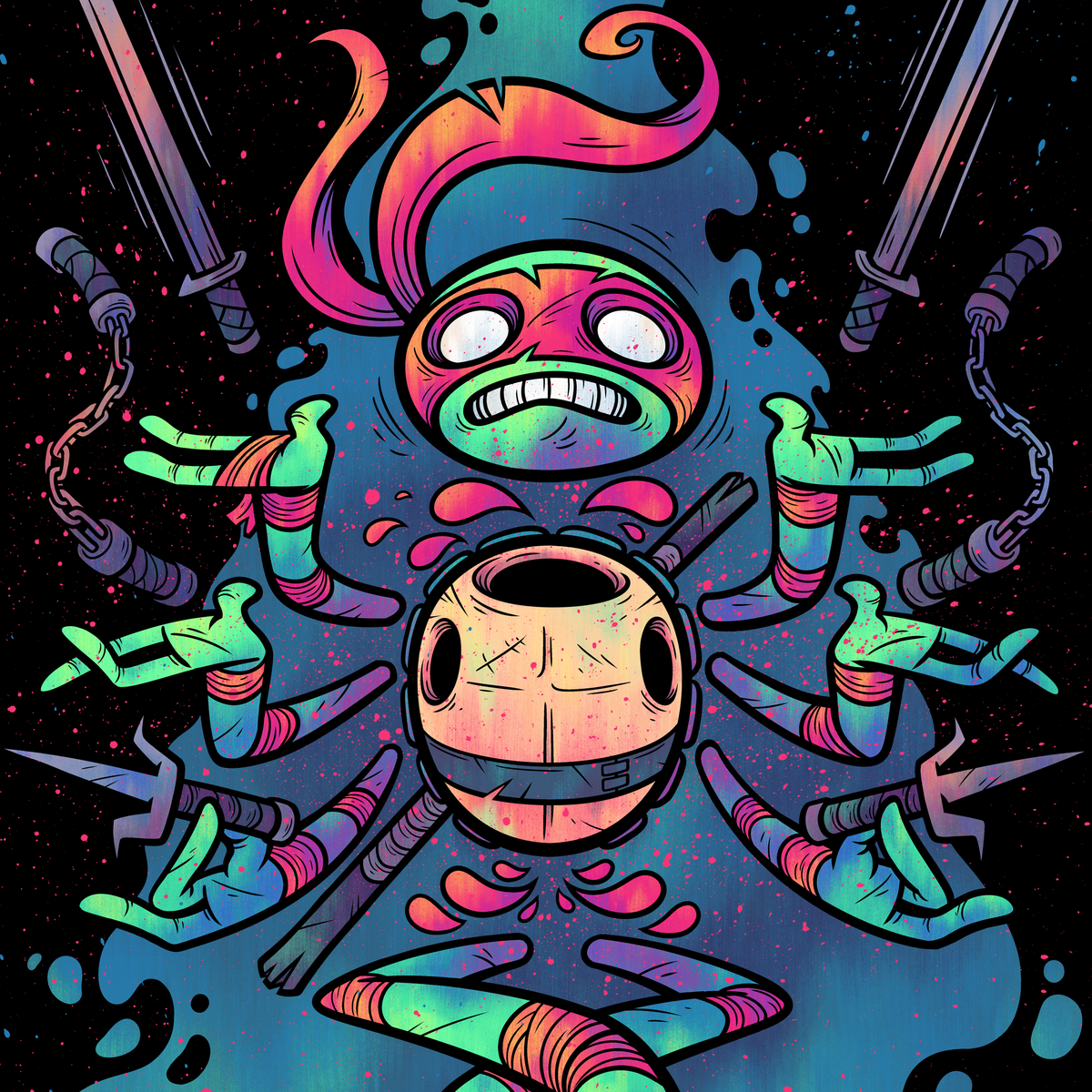 Turtle Prajna 13x19 Print – Sean Keeton Art